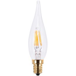 Segula LED-Leuchtmittel &raquo;Vintage Line&laquo; E14 1 Stk. Warmwei&szlig; dimmbar, French Candle klar, E14, 1900K transparent