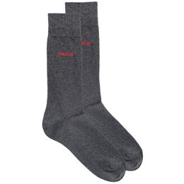 HUGO UNDERWEAR Businesssocken »2P RS UNI CC« Packung, 2er Pack, 2 Paar tlg. mit kontrastfarbenem HUGO Logo-Schriftzug Black012 43-46 43-46 2er Pack...