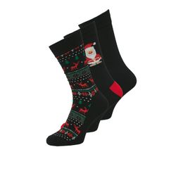 Jack & Jones JACK & JONES Freizeitsocken &raquo;JACXMAS REINDEER SOCKS GIFTBOX&laquo; Black Pack:Black - Black Socken Packung von Jack & Jones