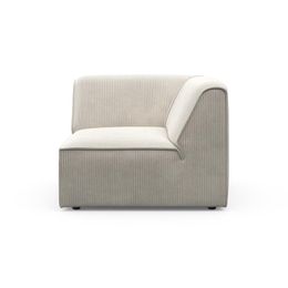 OTTO home Sofa-Eckelement &raquo;Merid, Sofaelement, Ma&szlig;e B/T/H: 97/97/46 cm&laquo; als Modul oder separat verwendbar, f&uuml;r individuelle Zusammenstellung beige 100