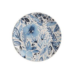 TABLE PASSION Fr&uuml;hst&uuml;cksteller ''Jardin'' in Wei&szlig;/ Blau - &Oslash; 21,5 cm - 29% | Gedeckter-tisch