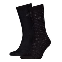 Calvin Klein Socken &raquo;CK MEN SOCK 2P GRID&laquo; 2er Pack Black - (40/46) - (40/46)