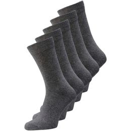 Jack & Jones JACK & JONES Basicsocken »JACJENS SOCK 5 PACK NOOS« Packung, 5 Paar tlg. Dk Grey Melange 5-er Packung Socken von Jack & Jones