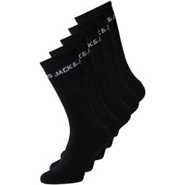 Jack & Jones JACK & JONES Tennissocken »JACBASIC LOGO TENNIS SOCK 5 PACK NOOS« Packung, 5 Paar tlg. Black 5er-Pack Tennissocken für Herren
