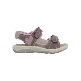 Lurchi Leder-Sandalen in Braun/ Rosa - 71% | Gr&ouml;&szlig;e 27 | Kindersandalen