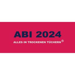 Egeria Strandtuch &raquo;ABI 2024&laquo; 75x180 cm, "ABI 2024-Alles in trockenen T&uuml;chern" karmin Obermaterial: 100% Baumwolle B/L: 75 cmx180 cm