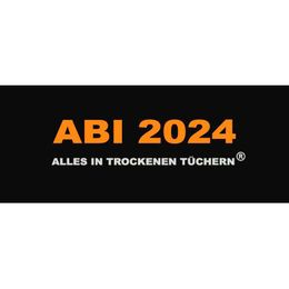 Egeria Strandtuch &raquo;ABI 2024&laquo; 75x180 cm, "ABI 2024-Alles in trockenen T&uuml;chern" black Obermaterial: 100% Baumwolle B/L: 75 cmx180 cm