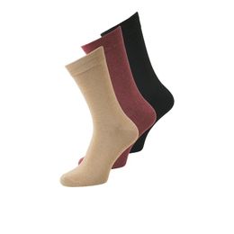 Jack & Jones JACK & JONES Freizeitsocken &raquo;JACORDINARY SOCKS 3 PACK NOOS&laquo; Packung, 3 Stk. tlg. Tibetan Red Pack:Bronze Mist - Black Socken Packung von Jack & Jones