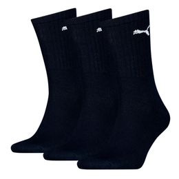 Puma Herren Puma Socken &raquo;Puma UNISEX CREW SOCK 3P&laquo; 3 Paar, mit farblichem Logo blau 39-42