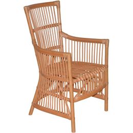 HOFMANN LIVING AND MORE Esszimmersessel 1 Stk. tlg. Handgeflochten, mit und ohne Sitzkissen lieferbar honigfarben