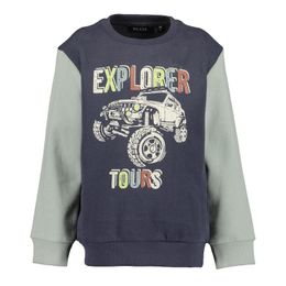 Blue Seven Sweatshirt &raquo;Jungen Sweatshirt&laquo;, 1 Stk. 576 - DK BLAU 110 110 Jungen Sweatshirt mit kontrastfarbigen &Auml;rmeln