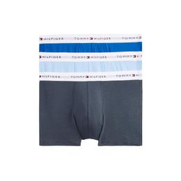 Tommy Hilfiger Underwear Boxer &raquo;TRUNK 3 PACK&laquo; 3 Stk. mit Logoschriftzug vibrant indi/vessel blue/mil denim M (50) - 3 Stk. 3 Stk. M (50) 3er-Pack...