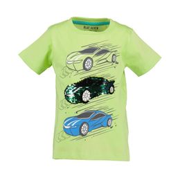 Blue Seven T-Shirt &raquo;T-Shirts&laquo; 1 Stk. 707 - HL GR&Uuml;N 92 92 T-Shirt mit Auto-Print f&uuml;r Jungen