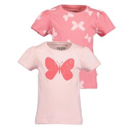 Blue Seven T-Shirt &raquo;T-Shirts&laquo; 2 Stk. M01 - ROSA+AZALEE 128 128 H&uuml;bsche Kinder T-Shirts aus Baumwolle