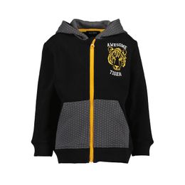 Blue Seven Sweatjacke &raquo;Jungen Sweatjacke mit Kapuze&laquo; 1 Stk. 999 - SCHWARZ 98 98 Gem&uuml;tliche Sweatjacke mit Tiger-Print