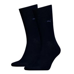 Puma Herren Puma Socken &raquo;Puma MEN CLASSIC SOCK 2P&laquo; Set, 2 Paar, 2 Paar tlg. mit modischem Branding blau 39-42