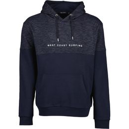 Blue Seven Hoodie &raquo;Hoodie&laquo;, 1 Stk. 598 - NACHTBLAU S S Zweigeteilter Herren Hoodie mit Wording