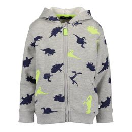 Blue Seven Sweatjacke »Jungen Sweatjacke mit Kapuze«, 1 Stk. 920 - NEBEL MEL 128 128 Schöne Sweatjacke für Jungs im sportlichen Schnitt