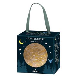 moses. LED-Lichterkette ''Moon & Stars'' in Gold - (L)300 cm - 11% | Lichterketten-dekobeleuchtung