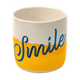 moses. Becher ''Smile'' in Beige/ Gelb - 300 ml - 11% | Gedeckter-tisch