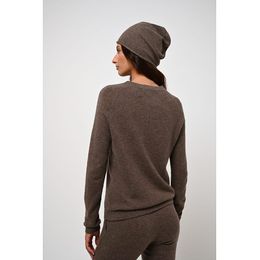 AUTHENTIC CASHMERE Kaschmir-Pullover "Ecrin" in Braun - 64% | Gr&ouml;&szlig;e L | Damen-pullover-cardigans