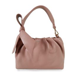 ORE10 Leder-Umh&auml;ngetasche "Movar" in Rosa - (B)26 x (H)18 x (T)5 cm - 78% | Damen-taschen