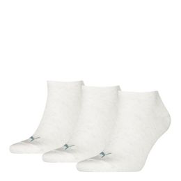 Puma Sneakersocken »UNISEX SNEAKER PLAIN 3P« 3 Paar, 3 Stk. tlg. mit kleinem Logo oatmeal 35-38 35-38 Flache Zehennaht für keinerlei Irritationen