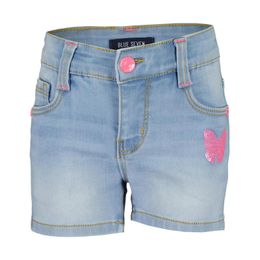 Blue Seven Jeansshorts &raquo;M&auml;dchen Jeansshorts&laquo; 1 Stk. 540 - JEANSBLAU 122 122 Kurze Jeanshose f&uuml;r kleine M&auml;dchen