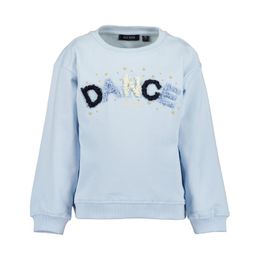 Blue Seven Sweatshirt »Sweatshirt«, 1 Stk. 501 - HL BLAU 92 92 Sweatshirt mit Chiffon Applikation für Mädchen