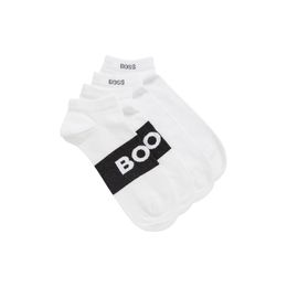 BOSS Businesssocken »2P AS Logo CC« Packung, 2er Pack, 2 Stk. tlg. mit großem, eingestricktem Logo-Schriftzug White100 43-46 43-46 2er Pack...