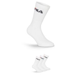 Fila Damen Tennissocken &raquo;UNISEX CREW TENNIS FULL TERRY SOCKS&laquo; 3 Paar tlg. mit verst&auml;rkten Belastungszonen wei&szlig; 35-38