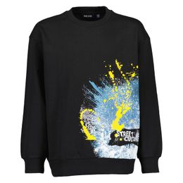 Blue Seven Sweatshirt &raquo;Teenager Jungen Sweatshirt&laquo;, 1 Stk. 999 - SCHWARZ 152 152 Teenager Sweatshirt mit Streetart Druck