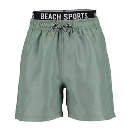 Blue Seven Badehose »Teenager Jungen Beach Bermuda«, 1 Stk. Druck 750 - KHAKI 176 176 Einfarbige Badeshorts für Jungen im Teenie Alter