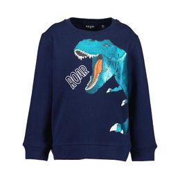 Blue Seven Sweatshirt »Jungen Sweatshirt«, 1 Stk. 564 - ULTRAMARIN 116 116 Jungen Sweatshirt mit großem Dinosaurier-Druck