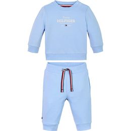 Tommy Hilfiger Shirt & Hose, 2 Stk. mit Logodruck Breezy Blue 80 2-er Set von Tommy Hilfiger
