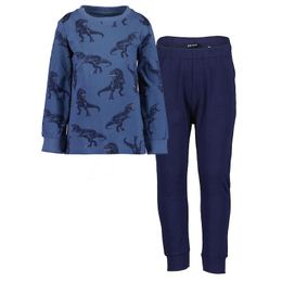 Blue Seven Pyjamaoberteil »Pyjama«, 2 Stk. 540 - JEANSBLAU AOP 122 122 Cooler Jungen Pyjama aus Single Jersey