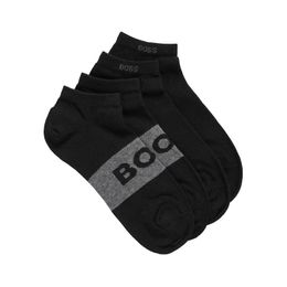 BOSS Businesssocken »2P AS Logo CC« Packung, 2er Pack, 2 Stk. tlg. mit großem, eingestricktem Logo-Schriftzug Black001 47-50 47-50 2er Pack...