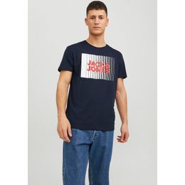 Jack & Jones Jack & Jones Herren Rundhalsshirt &raquo;JJECORP LOGO TEE PLAY SS O-NECK NOOS&laquo; blau XL