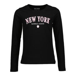 Blue Seven Langarmshirt &raquo;Teenager M&auml;dchen Langarmshirt&laquo; 1 Stk. 999 - SCHWARZ 140 140 Schwarzes Langarmshirt f&uuml;r Teenie Girls