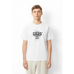 Jack & Jones Jack & Jones Herren T-Shirt &raquo;JCOCONDOR TEE SS CREW NECK FST&laquo; wei&szlig; L