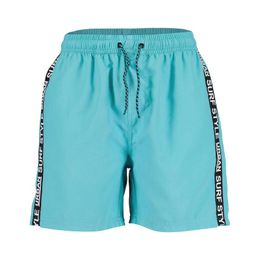 Blue Seven Badehose »Teenager Jungen Badeshorts«, 1 Stk. Applikation 665 - LAGUNE 164 164 Sportlich geschnittene Jungen Badehose