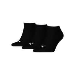Puma Damen Puma Sneakersocken &raquo;Puma UNISEX SNEAKER PLAIN 3P&laquo; 3 Paar, 3 Paar tlg. mit kleinem Logo schwarz 43-46