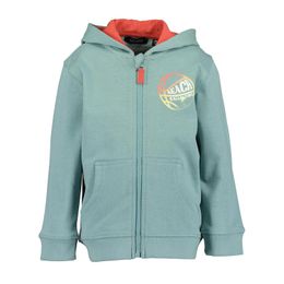 Blue Seven Sweatjacke &raquo;Jungen Sweatjacke mit Kapuze BEACH DAYS&laquo; 1 Stk. 631 - GLETSCHER 122 122 Sportliche Sweatjacke f&uuml;r Jungen