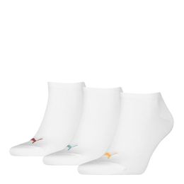 Puma Sneakersocken &raquo;UNISEX SNEAKER PLAIN 3P&laquo; 3 Paar, 3 Paar tlg. mit kleinem Logo white combo 47-49 47-49 Flache Zehennaht f&uuml;r keinerlei Irritationen