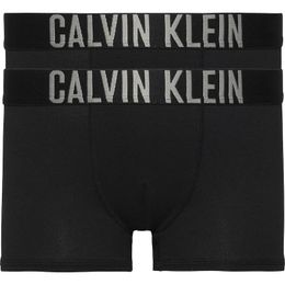 Calvin Klein Underwear Trunk &raquo;Intenese Power&laquo; 2 Stk. Kinder Kids Junior MiniMe schwarz 146/152 - 2 Stk. 2 Stk. 146/152 CK Jungen Boxer Trunk...