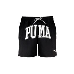 Puma Badeshorts 1 Stk. mit auff&auml;lligem Logo-Schriftzug black M - N-Gr N-Gr M Aus Recyclingmaterialien hergestellt
