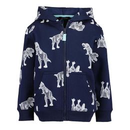 Blue Seven Sweatjacke &raquo;Jungen Sweatjacke mit Kapuze&laquo; 1 Stk. 560 - ULTRAMARIN 104 104 Bequeme Sweatjacke von Blue Seven