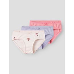 name it Panty &raquo;NMFBRIEFS 3P BALLARINA NOOS&laquo; 3 Stk. Pearl Pack:w/ Peony + Purple Heather 98 - 3 Stk. 3 Stk. 98 Unterw&auml;sche von name it f&uuml;r M&auml;dchen
