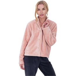 WEWO-Fashion WEWO FASHION Damenbademantel &raquo;6603&laquo; 1 Stk. un&uuml;bertroffen kuschelig rose 38 L&auml;nge: 61 cm trocknet 5x besser als Baumwolle