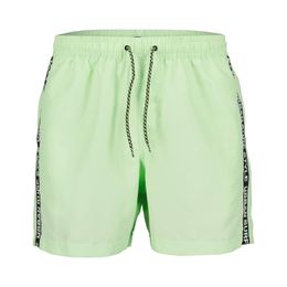 Blue Seven Badehose &raquo;Badeshorts&laquo; 1 Stk. Applikation 705 - HL GR&Uuml;N XXL XXL Modische Herren Badehose mit kontrastfarbener Kordel